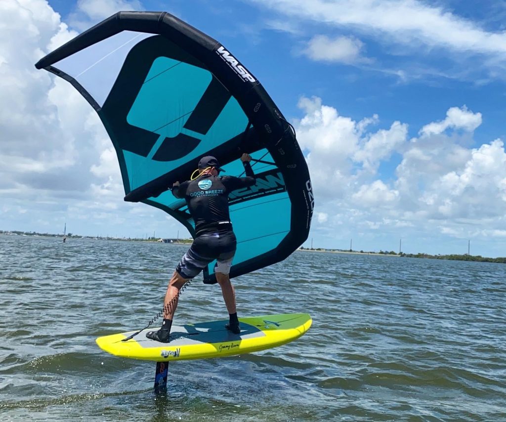 Lessons for Wing Surfing, Wing Foiling and Hydrofoiling w/ hand-held ...